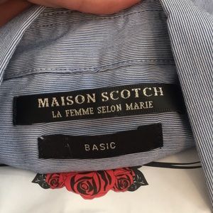 Scotch & Soda | Tops | Maison Scotch Studded Button Down Professional ...